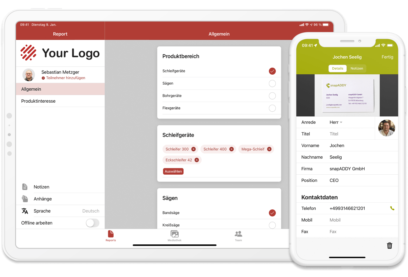Kontakterfassung auf Messen